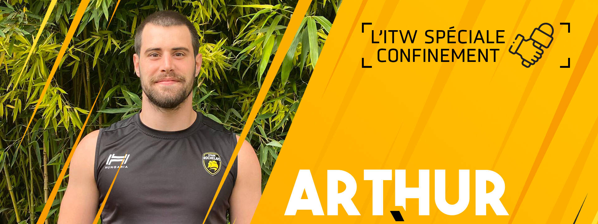 Interview confinement avec Arthur Retière | Stade Rochelais