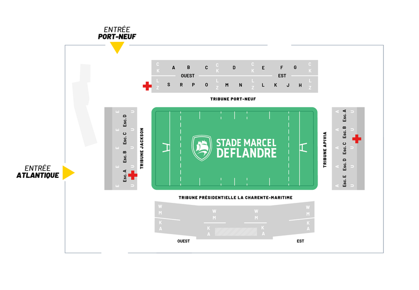 Comment accéder à ma place ? | Stade Rochelais