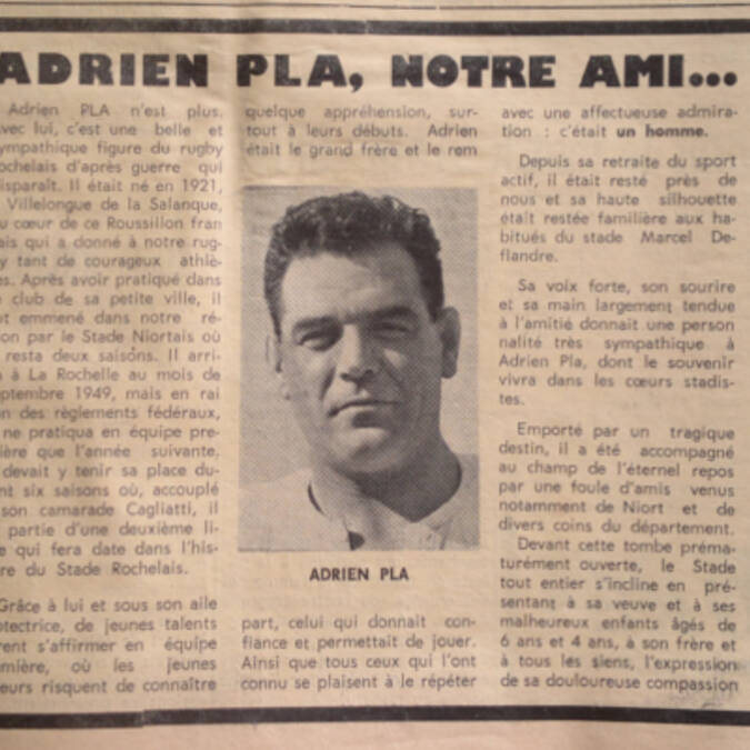 Adrien Pla | Stade Rochelais